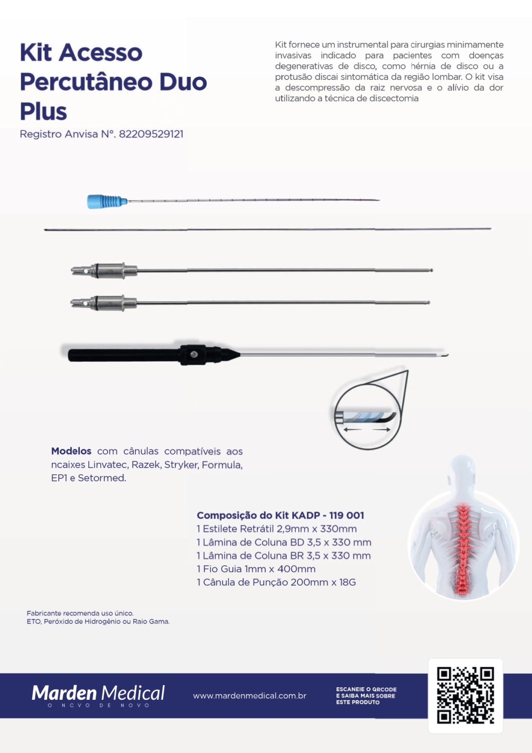 Kit Acesso Percutâneo Duo Plus – Marden Medical